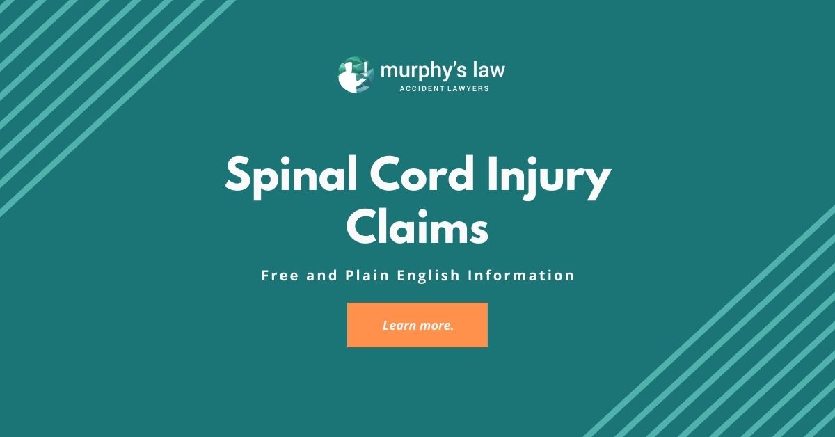 Spinal Cord Injury Compensation Lawyers | Murphy's Law